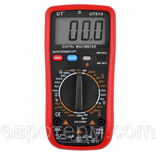 Мультиметр-тестер цифровой Standard Digital Multimeters UT 61 A, цена ...