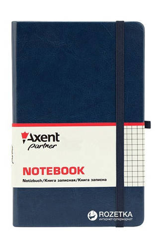 Записная книга Axent Partner Lux 125х195 мм 192 листов в клетку 8202-02-А, цена 175 грн — Prom ...