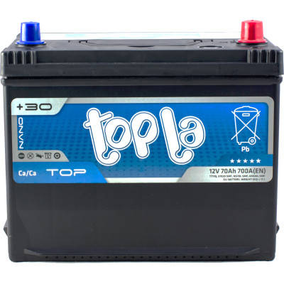Аккумулятор автомобильный Topla 70 Ah/12V Top/Energy Japan Euro (118 ...