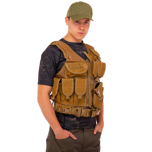 Разгрузочный жилет универсальный разгрузка тактическая на 8 карманов ...
