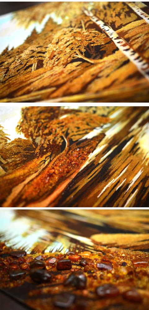 Картина з бурштину берези біля річки Rb 22 ціна 1560 грн — Prom Ua Id 1753141978