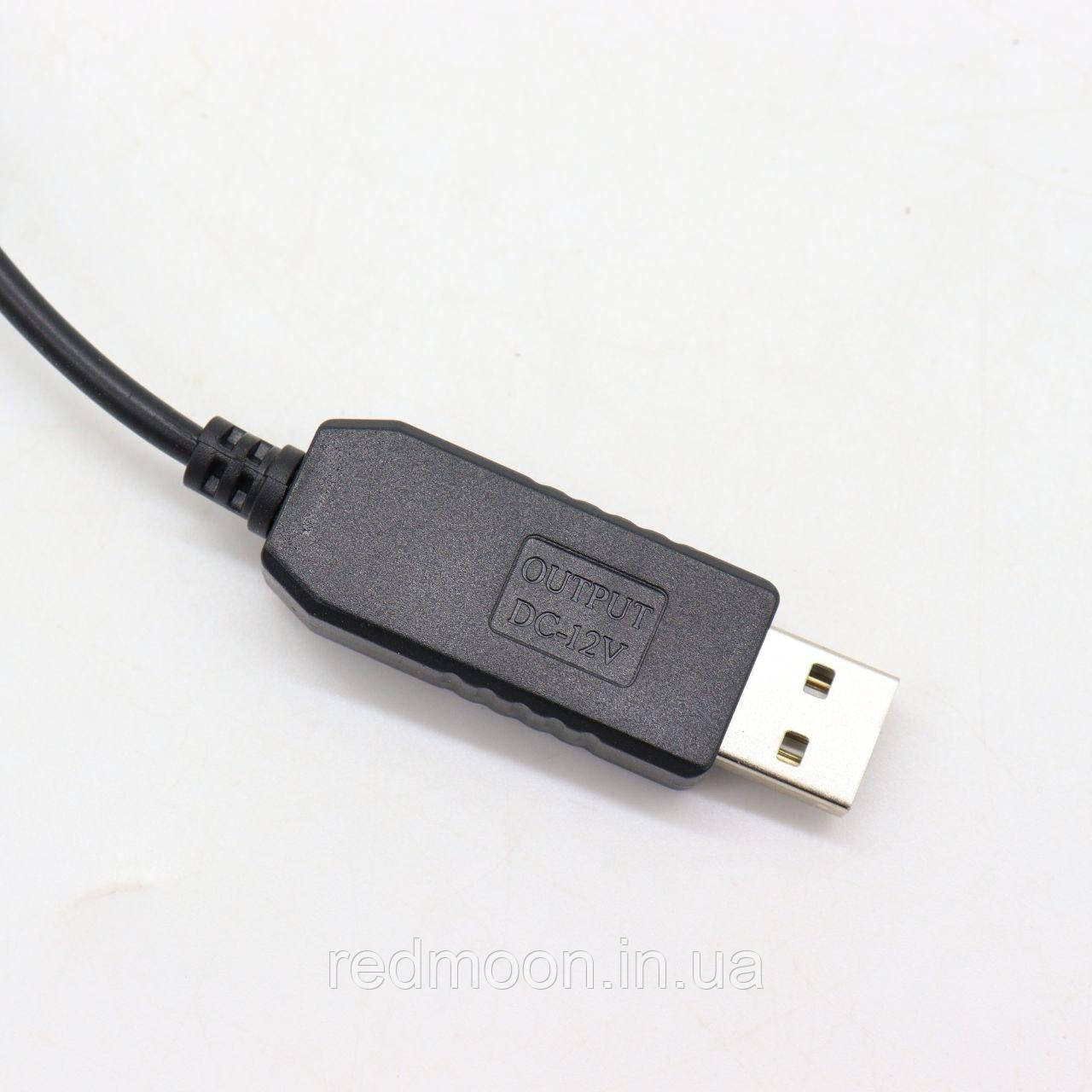 Кабель USB-DC 12V, для питания Wi-Fi роутера от PowerBank / Шнур ...