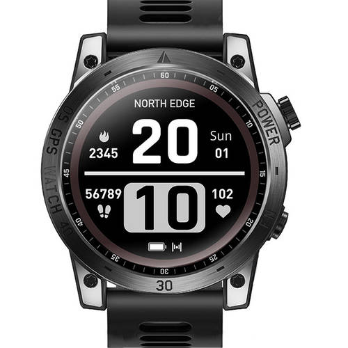 North Edge Розумний смарт-годинник North Edge CrossFit GPS Black з компасом, ціна: 4699 ...