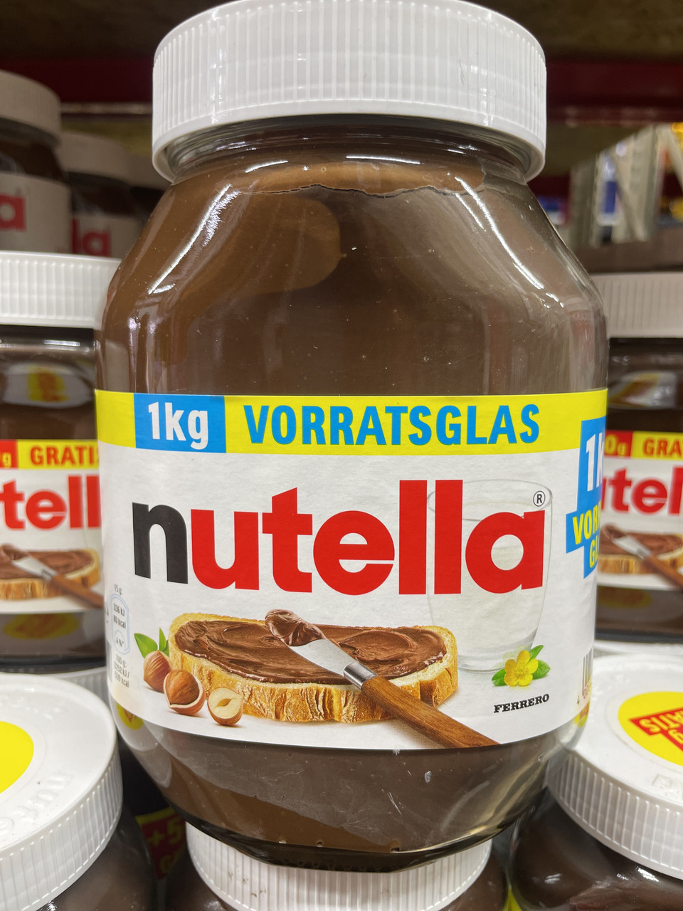 Купити Nutella шоколадна паста нутелла 1000г. Німеччина, ціна 400 грн ...