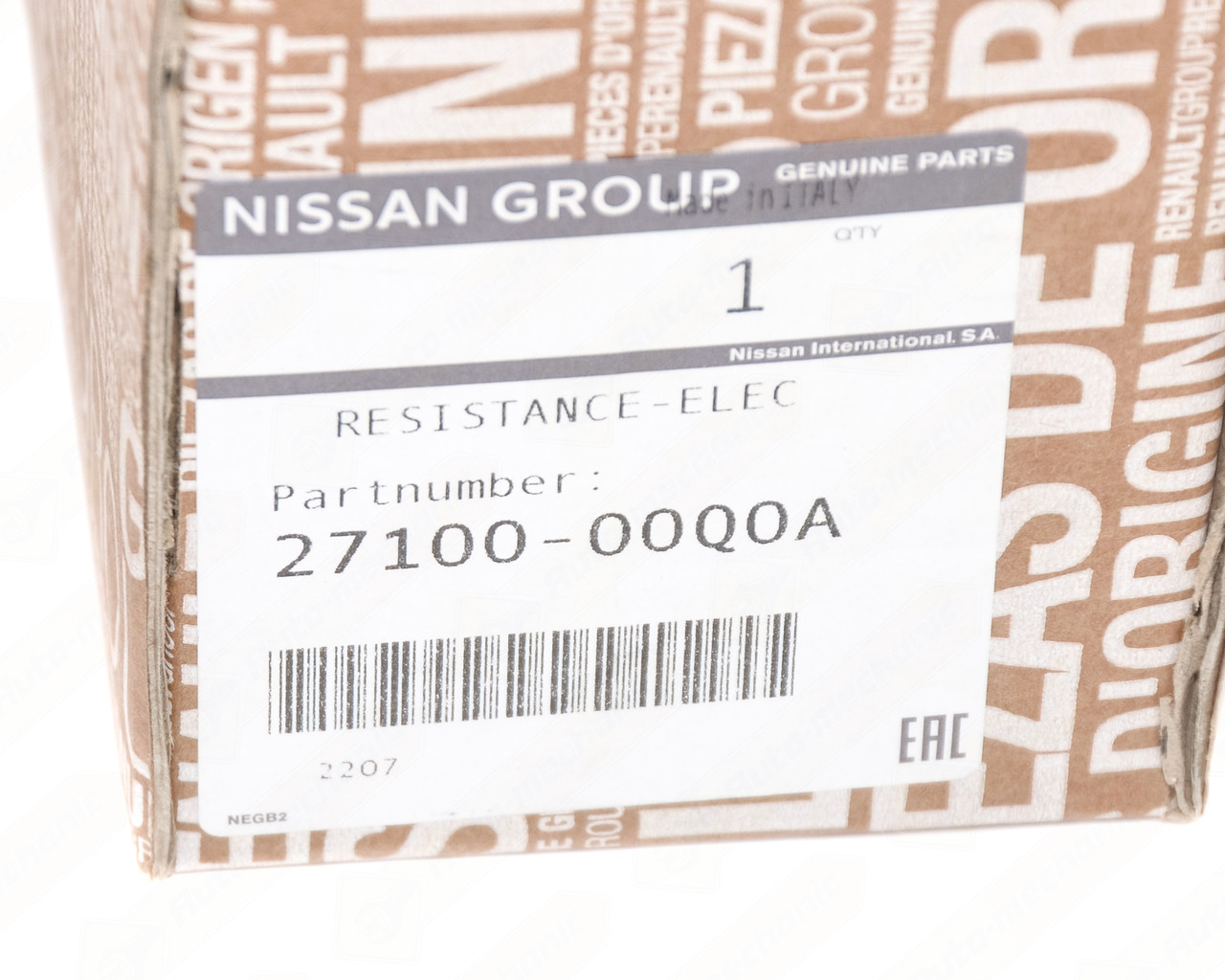 Купить Реостат печки на Renault Kangoo II 2012-> (+AC/-AC) - Nissan ...