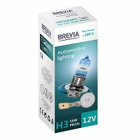 Лампа 12V H3 55W +100% Max Power "Brevia" (1шт) (12030MPC) (10шт/уп ...