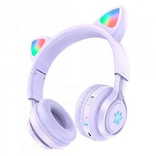 Бездротові навушники Hoco W39 | bluetooth 5.3, AUX, 10H, RGB ...