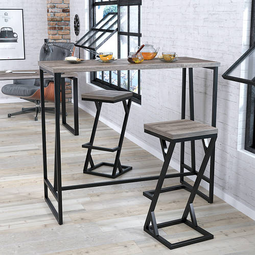 Барный стол BS-125 TM Loft design, цена 4090 грн — Prom.ua (ID#1754221075)