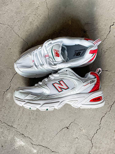 Жіночі кросівки New Balance 530 White Red Chower біленс, ціна 2250 грн ...