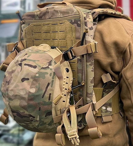 Купить Штурмовой тактический рюкзак с системой Molle + крепеж для шлема ...