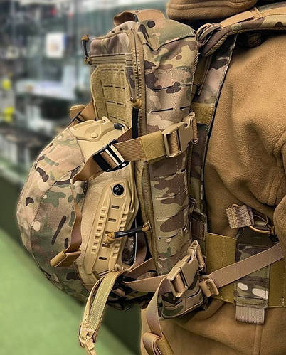 Купить Штурмовой тактический рюкзак с системой Molle + крепеж для шлема ...