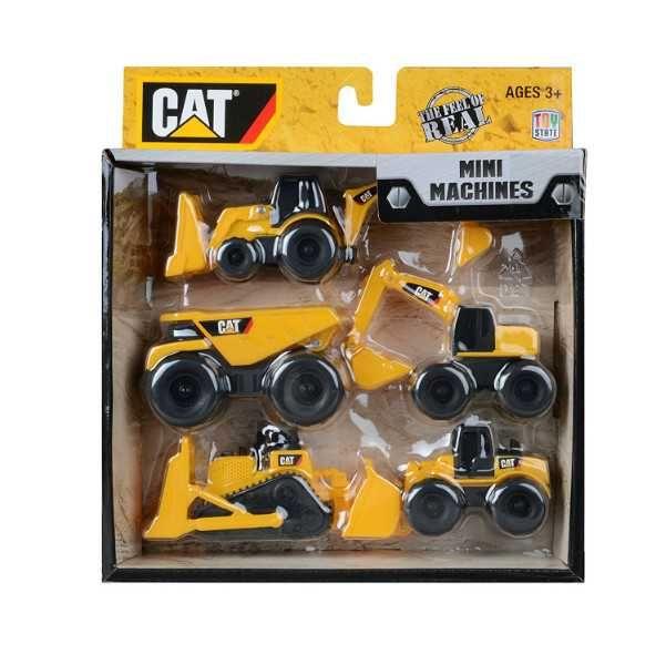 Купить Toy State Caterpillar CAT Mini набор из 5 машинок строительной ...