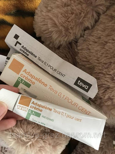 Adapalene 0.1% Teva creme pour cent (Адапален крем 0,1%) 30 гр ...