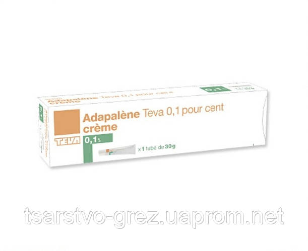 Adapalene 0.1% Teva creme pour cent (Адапален крем 0,1%) 30 гр ...