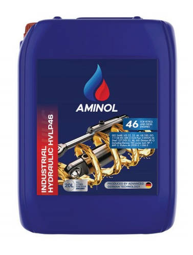 Масло гидравлическое AMINOL Industrial Hydraulic HVLP 46 20л, цена ...