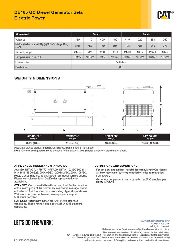Дизельний генератор Caterpillar (165 кВА), ціна 1700000 грн — Prom.ua ...