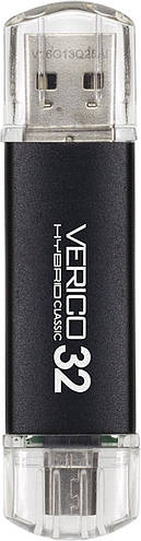Купить USB Flash накопитель Verico 32GB Hybrid Classic (VM18/32GB), цена 193 ₴ — Prom.ua (ID ...
