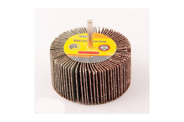 Круг лепестковый в оправке Mastertool - 80 х 30 мм Р40, цена 103 грн — Prom.ua (ID#1754356350)