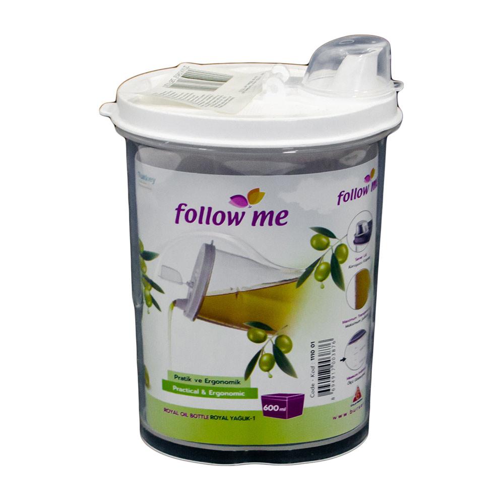 Контейнер для Растительного Масла Follow Me №1 1110 01 600 Мл Белый ...