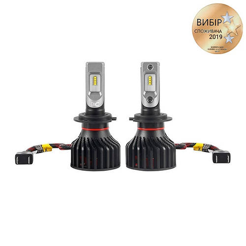 Светодиодные лед лампы H7 Carlamp Led для авто Smart Vision 8000 Лм 6500 К (SM7), цена 1722 грн ...
