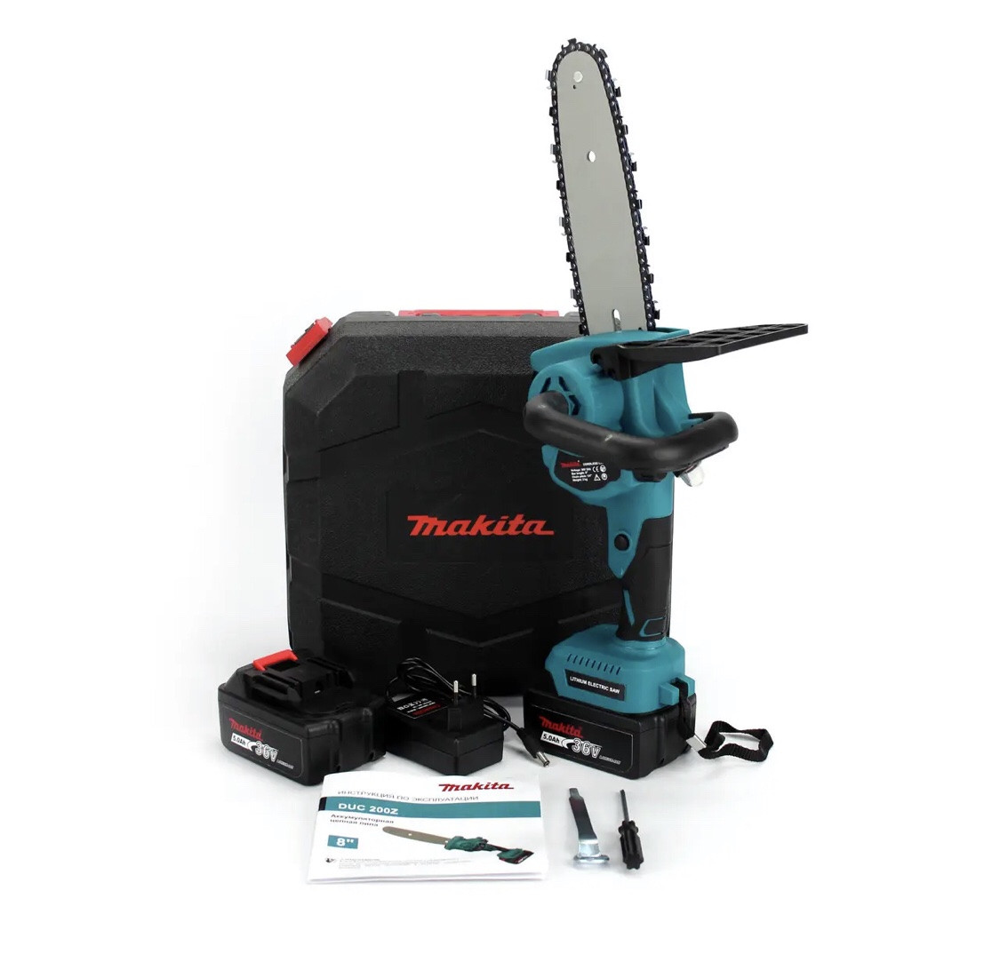 Купить Аккумуляторная мини пила Makita цепная DUC200Z 36V, 5Аh, АКБ ...