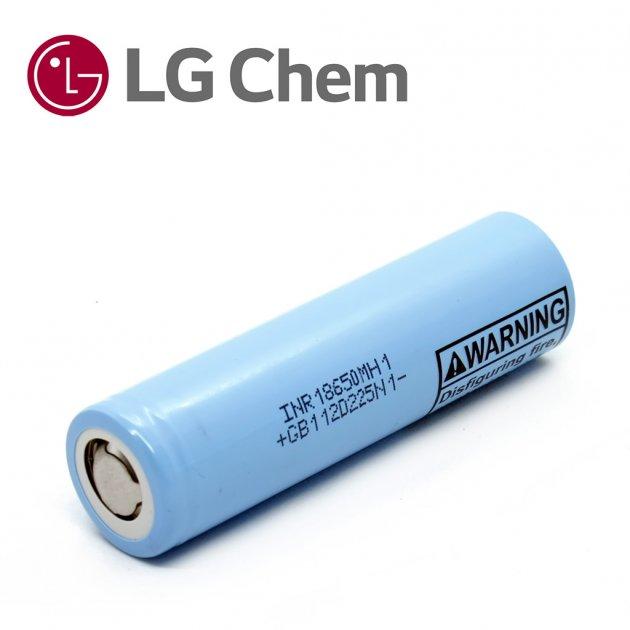 Акrумулятор 18650 Li-Ion LG INR18650MH1 (LG MH1), 3200mAh, 10A, 4.2/3.7/2.5V, cyan, цена 200 грн ...
