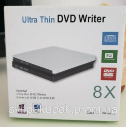 Ультра 8X DVD-записчик внешний USB 3.0 DVDRW ВНЕШНИЙ USB DVD CD-RW ...