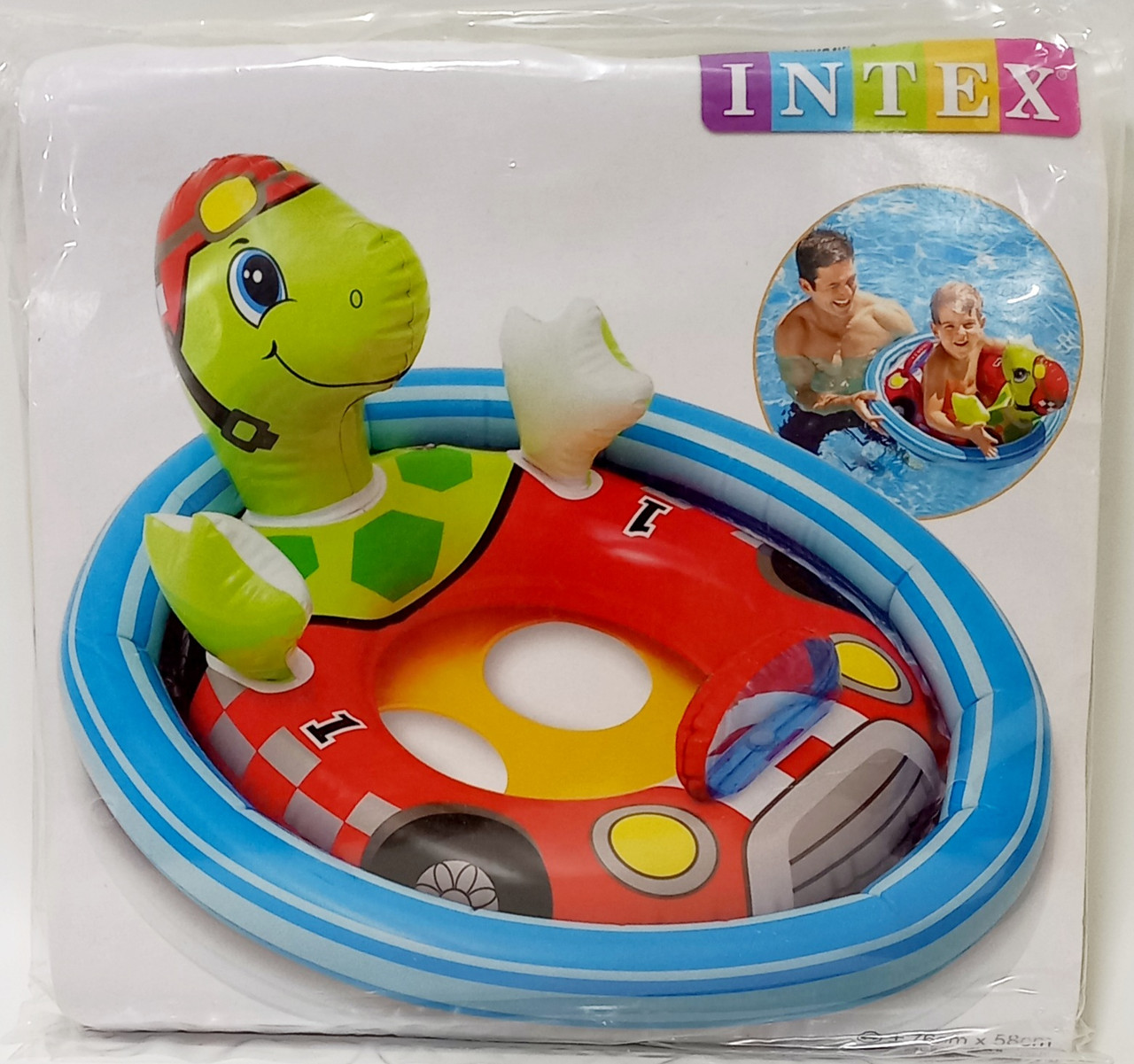 Надувной плотик-райдер 59570 NP Intex (6941057455709) Зелёный (ID ...