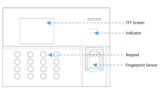 Биометрический терминал ZKTeco UA760