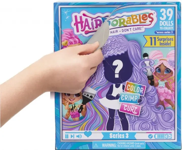Іграшка лялька Hairdorables Dolls серія 3 з аксесуарами Лялька в ...