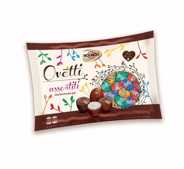Конфеты Сокадо из Молочного и Черного Шоколада Яйца в Ассортименте ...
