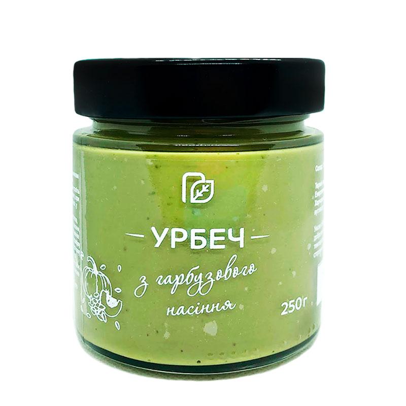 Паста без цукру натуральна Урбеч з насіння гарбуза, 250 г, Продукція як ...