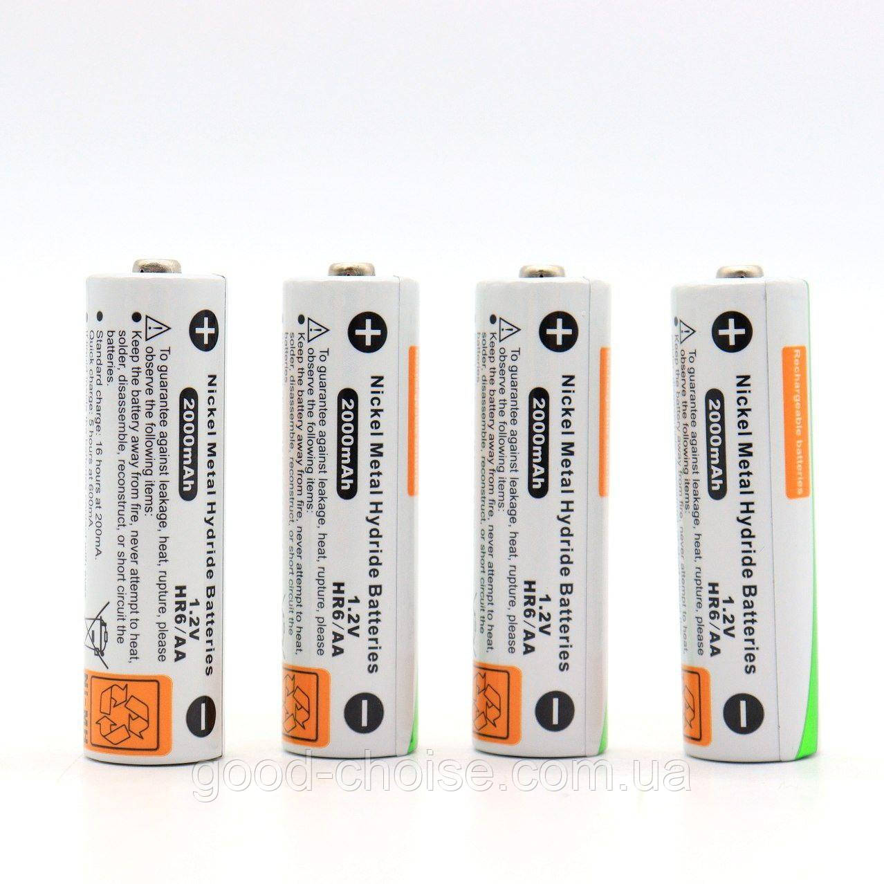 4 шт Аккумуляторная батарейка АА 4 шт 2000 мАч (1,2В) BYD ...