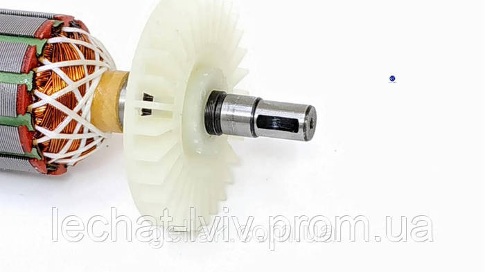 Купить Якорь для болгарки Einhell 125 (новый) Lобщ.160, Lпос.134, Dжел ...