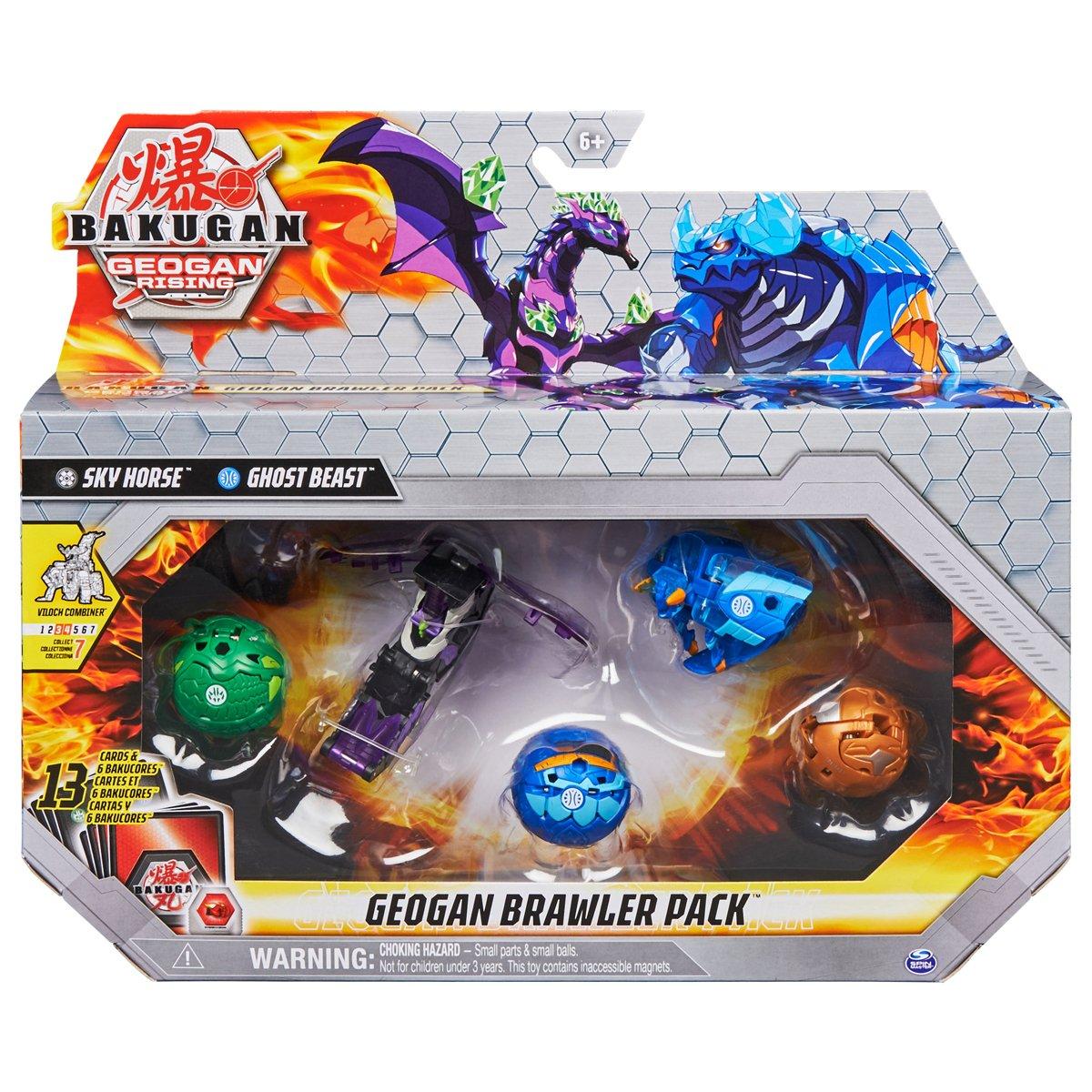 Bakugan Geogan Brawler Sky Horse & Ghost Набор Бакуган 5шт 5 Pack ...