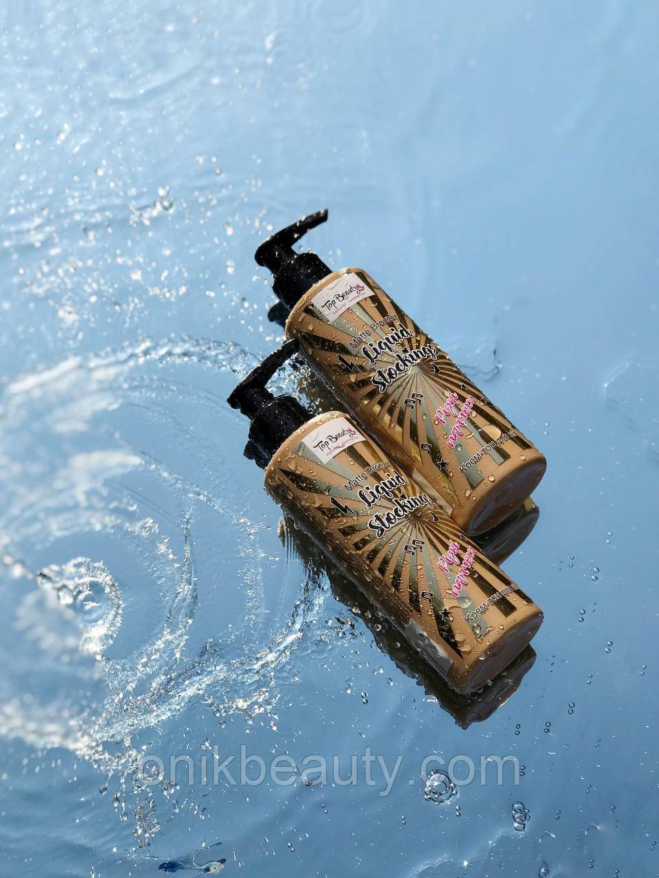 Крем-тон "Рідкі панчохи" Top Beauty Matte Bronzer Liquid Stocking, 200 ...