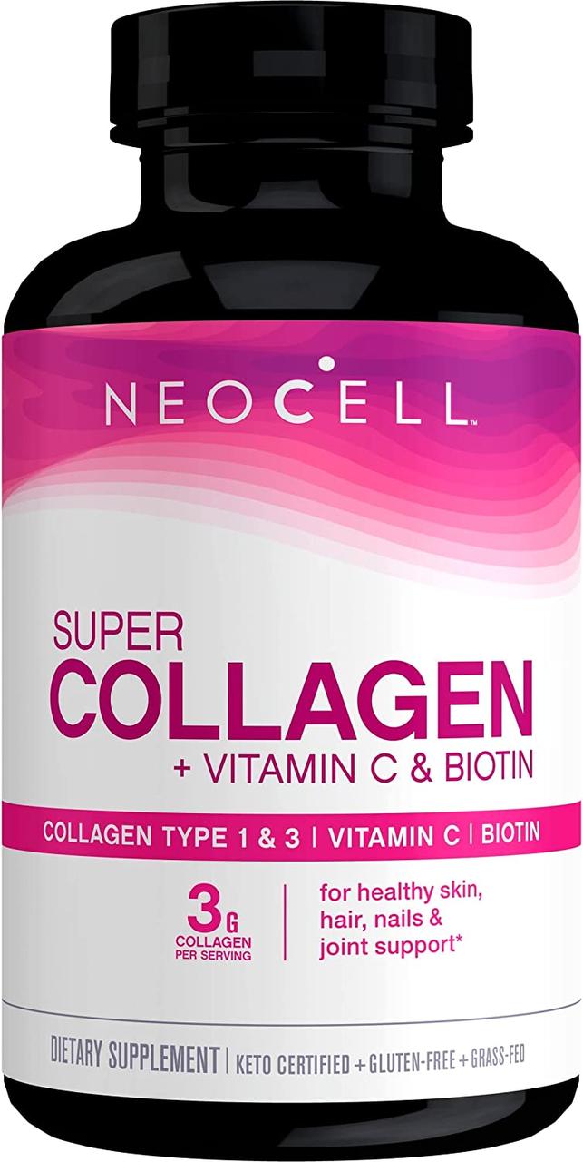 Супер колаген Neocell Super Collagen з вітаміном C та біотином (180 ...