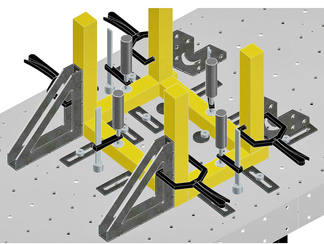 Оснащення для зварювальних столів MODUL в Новомоскоська від компанії ...