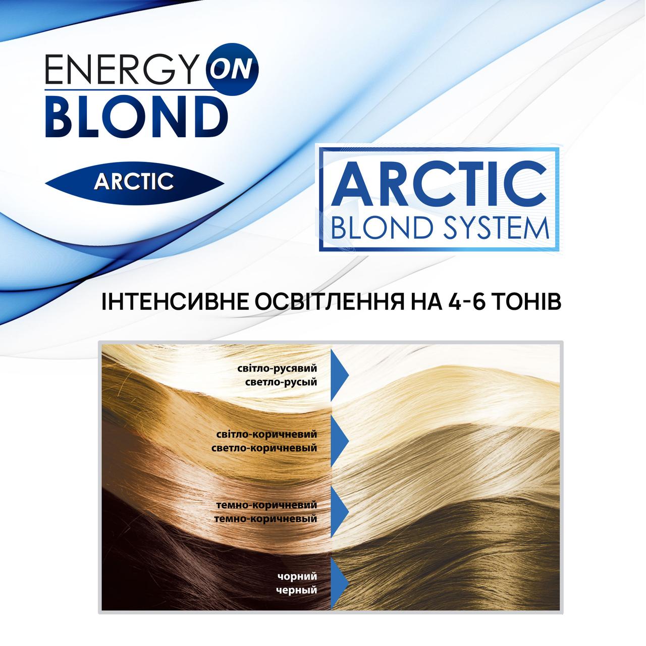 Осветитель для волос Acme-Color "Energy Blond Arctic с флюидом" от ...