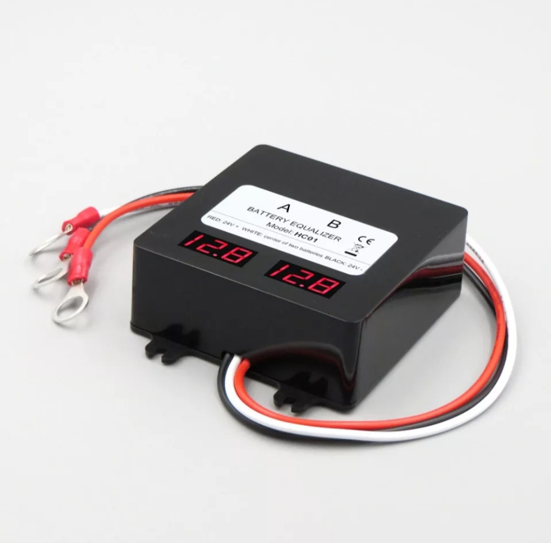 Эквалайзер Батарей HC-01 для Двух Свинцовых АКБ 12V 5A с Индикацией ...