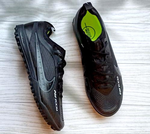 Сороконіжки Nike Air Zoom XV Чорні Багатошипки Найк Меркуріал Аїр Зум ...