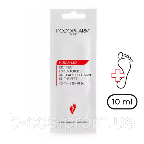 Podopharm PODOFLEX Мазь для Потрескавшейся Кожи Стоп с 25% мочевины 10 ...