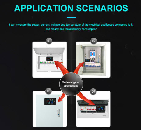 Купити Цифровий вольтметр амперметр ватметр Keweisi KWS-AC301 AC 50 ...