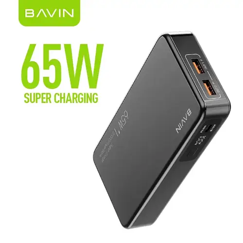Power Bank BAVIN PC036 20000 мАч для ноутбука повербанк с быстрой зарядкой павербанк 65 W ...