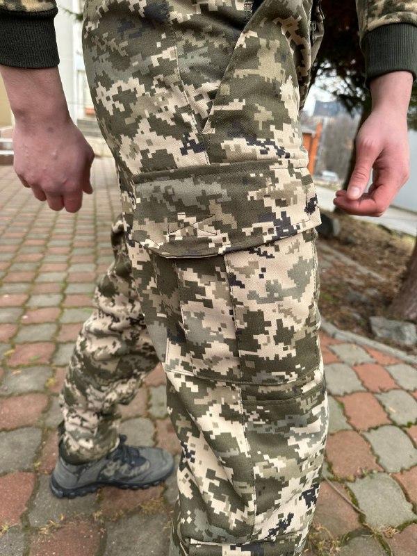 Тактические Штаны Армейские Пиксель Саржа Демисезон Брюки Военные V2 ...