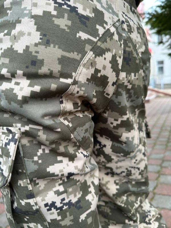 Тактические Штаны Армейские Пиксель Саржа Демисезон Брюки Военные V2 52 ...