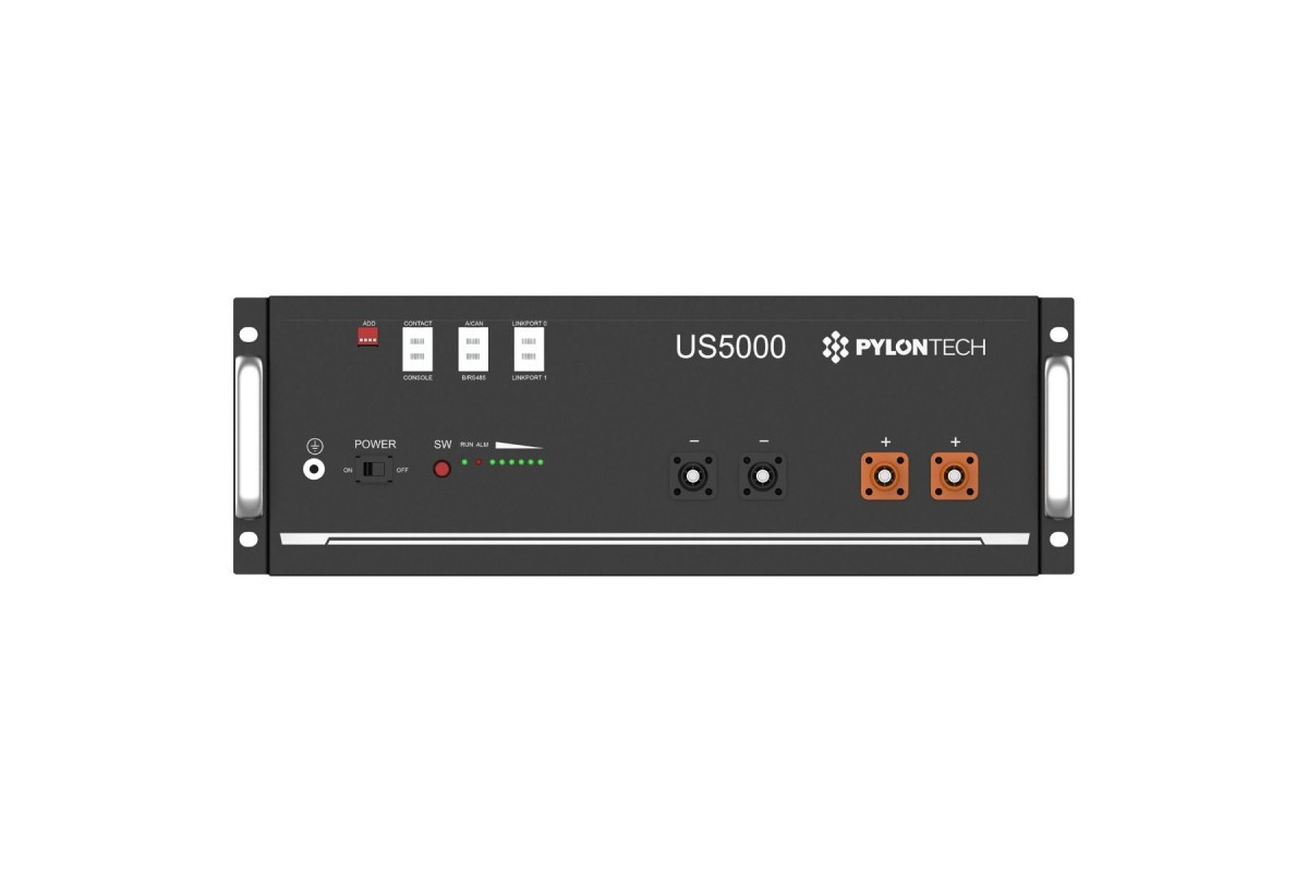 Акrумуляторная батарея Pylontech US5000C 4,8кВт/час 48V Black, цена ...