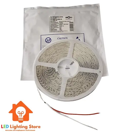 Светодиодная лента 220V, 2835, 120led/m, 8W, IP44, 4000K, BIOM ...