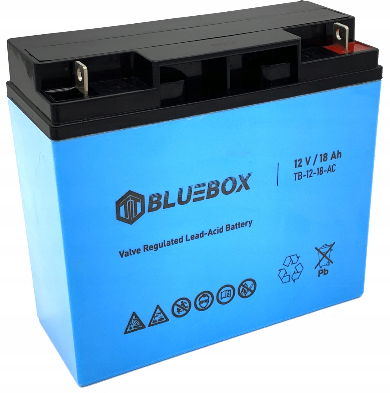 Купить Аккумулятор VRLA AGM BlueBox 12v 18ah для ИБП UPS Новый, цена ...