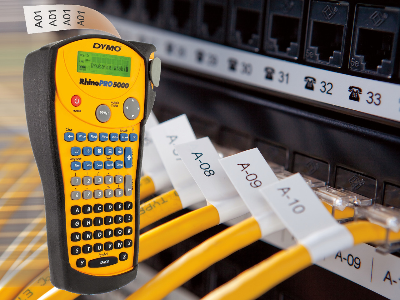 Купить Принтер этикеток профессиональный Dymo RHINO PRO 5000, цена ...